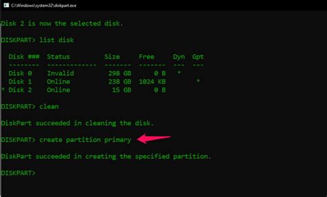 how to format a drive using command prompt and diskpart dignited