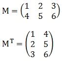 Transpose Matrix Calculator