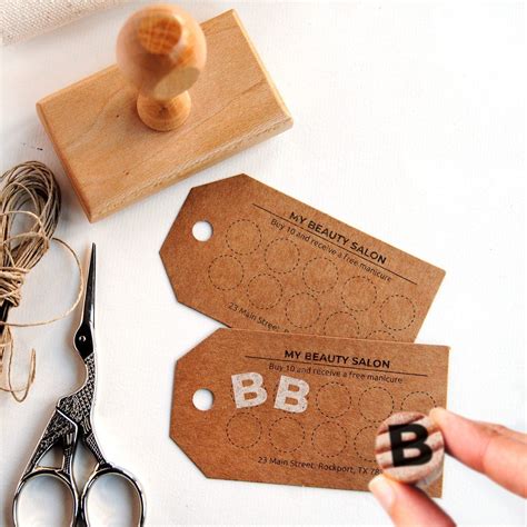 Small Stamps For Loyalty Cards