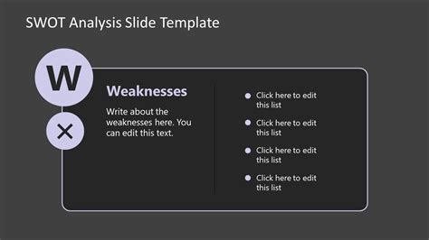 Free Editable SWOT Analysis Slide Template For PowerPoint Google Slides