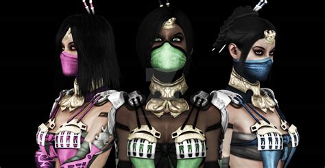 Jade Kitana And Mileena By Weskervit789 On Deviantart