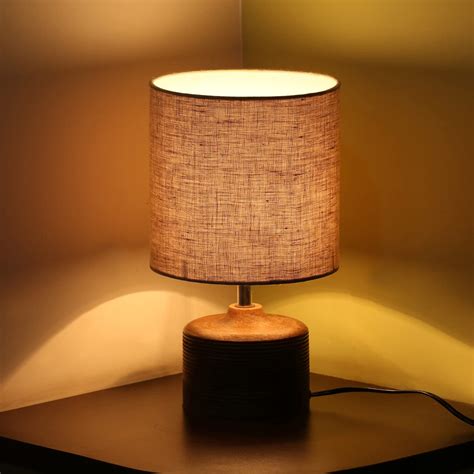 Buy ExclusiveLane Starlight Wooden Table Lamp For Living Room Bedroom Inch Wood Without