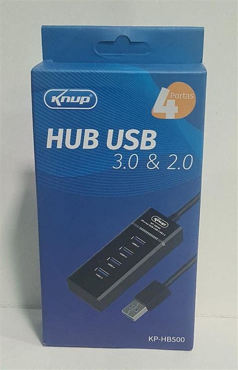 Hub Usb Extensor 3 0 Knup 4 Portas Kp Hb500 CLICK IMPORTADOS ELETRONICOS