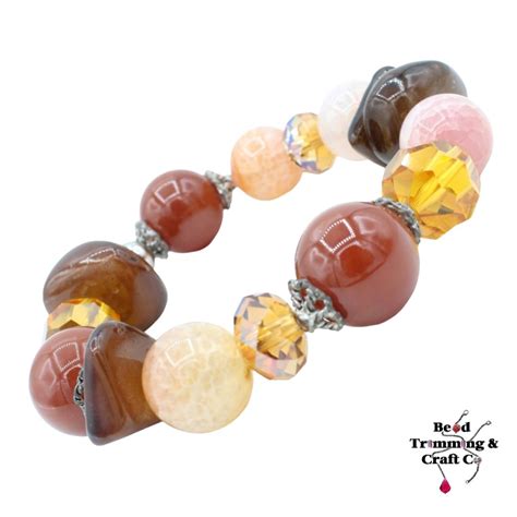Swarovski Gemstone Stretch Bracelet Bead Trimming And Craft Co
