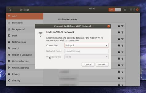 How To Create A Wi Fi Hotspot In Ubuntu Gnome And Edit Its