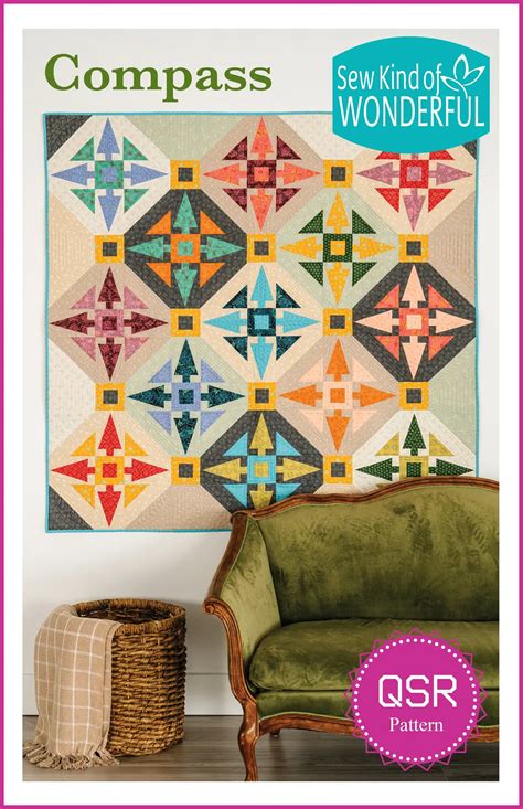 Sew Kind Of Wonderful Compass Quilt Pattern Stitch By Stitch