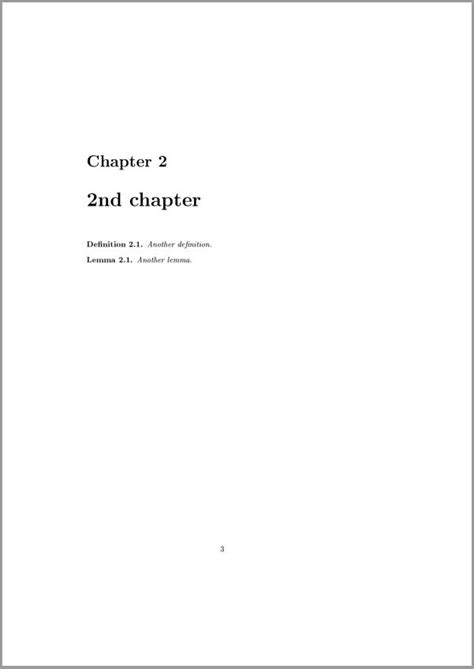 Numbering How To Number Theorems Within A Chapter Tex Latex