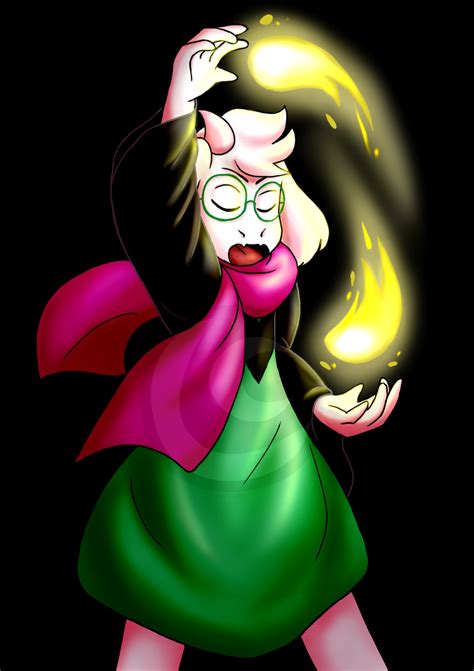Lunar Cartoonist — Another Version Of Ralsei Casting A Spell This