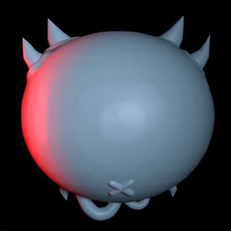 Free Obj File Cute Cacodemon 🗝️ ・3d Printing Design To Download・cults