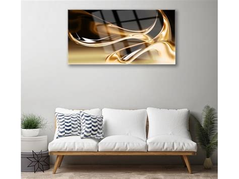 Obraz Szklany Złoto Abstrakcja Art Sztuka Obrazy Homebook