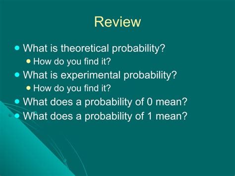 78 Simple Probability 2 Ppt