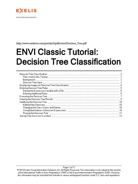 decision tree classification pdf statistical classification software