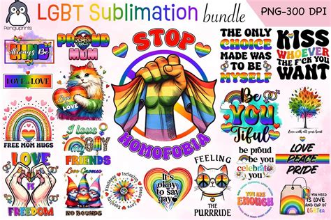 Lgbt Sublimation Bundle Bundle · Creative Fabrica