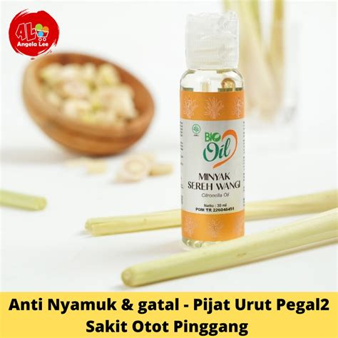 Jual Bio Oil Minyak Sereh Wangi Alami Anti Gigitan Nyamuk Pijat Urut
