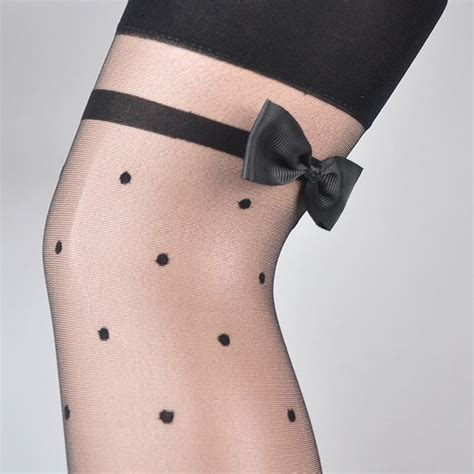 Polka Dot Thigh High Stockings Sissy Lux