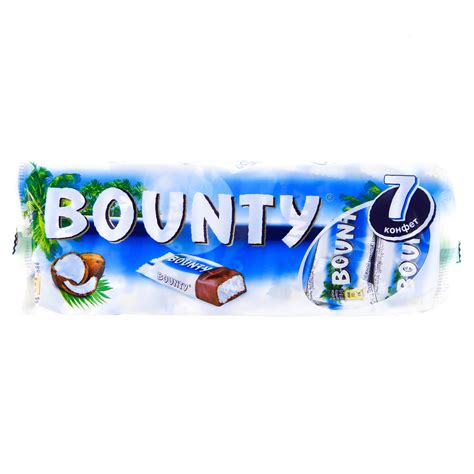 Батончики шоколадные Bounty (Баунти) 192,5г купить с доставкой на дом в ...