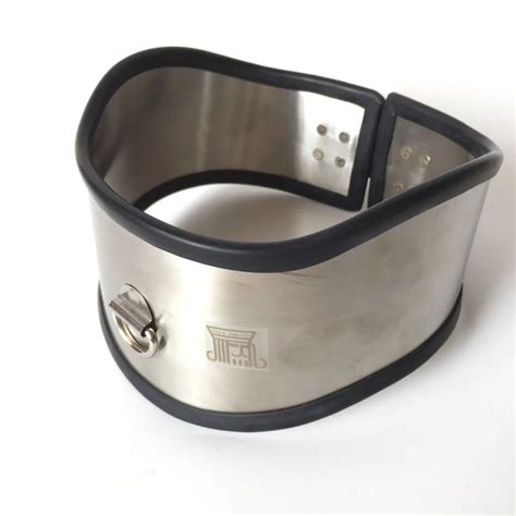 Stainless Steel Beauty Neck Corset Slave Collar Adult Games Bdsm Fetish