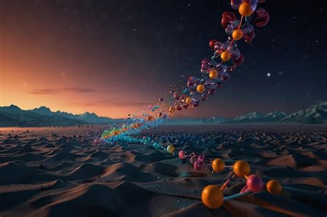 Premium Photo Orbital Insights Visualizing Molecular Structures In 3d