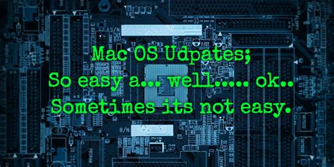 Mac OS Updates Not Showing Up Or Not Available