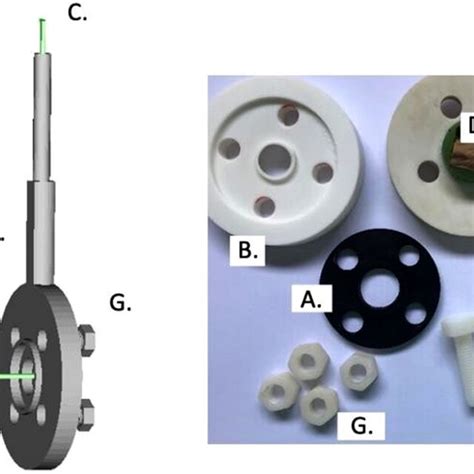 Simplified Technical Drawing Of The 3d Printed Sample Holder It Download Scientific Diagram
