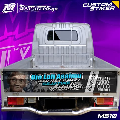 Jual Stiker Variasi Pintu Belakang Bak All Pick Up Java Story Bisa