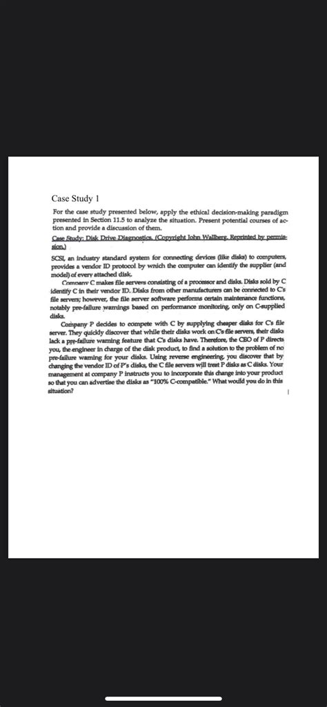 Solved Case Study For The Case Study Presented Below Chegg