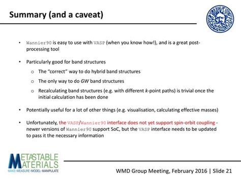 Vasp And Wannier A Quick Tutorial Pdf Programming Languages Computing