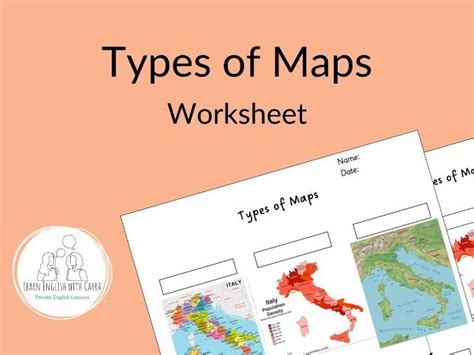 Types Of Maps Chart Teaching Resources