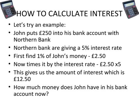 Basic Interest Calculations PPT