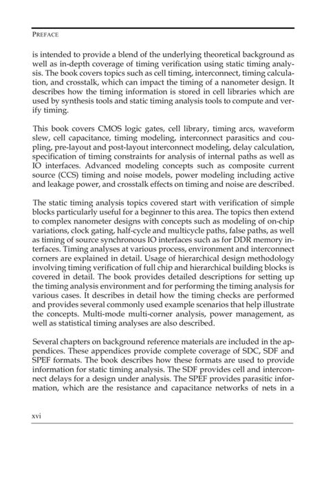 Vdocpubstatic Timing Analysis For Nanometer Designs A Practical