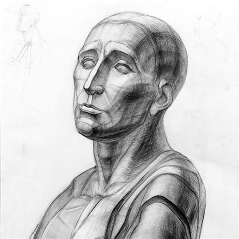 Художественная Мастерская On Instagram “Бюст Никколо да Уццано рисунок нашего ученика