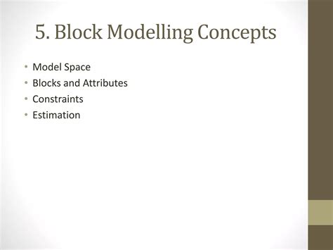 Block Modeling Using Surpac Pptx Databases Computer Software And