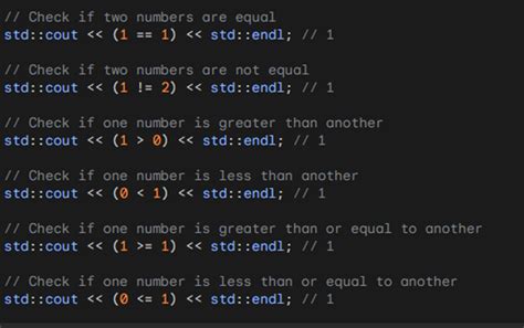 How To Use Comparison Operators To Compare Values Semirise