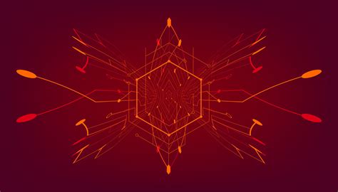 Abstract Red Lines And Dots Connection On Red Background 19842907 Vector Art At Vecteezy