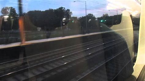 082313 Amtrak 190 Flies By Njt 3812 Departing Metropark Youtube