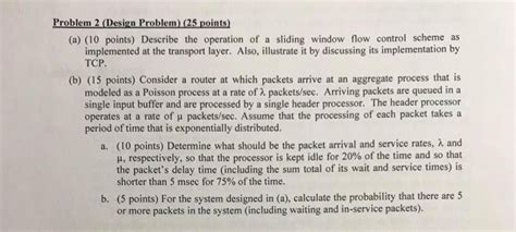 Problem 2 Design Problem 25 Points A 10 Chegg