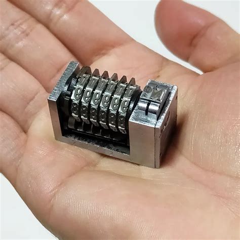 Mini 6 Digit Roman Backward Printing Machine For Offset