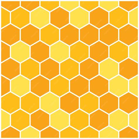 Premium Vector Honeycomb Design Template Illustration Honey