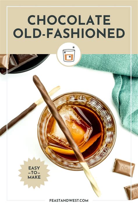 Chocolate Old Fashioned Cocktail