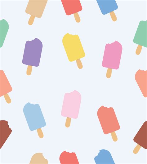 Pastel Color Ice Cream Seamless Pattern 8135609 Vector Art At Vecteezy