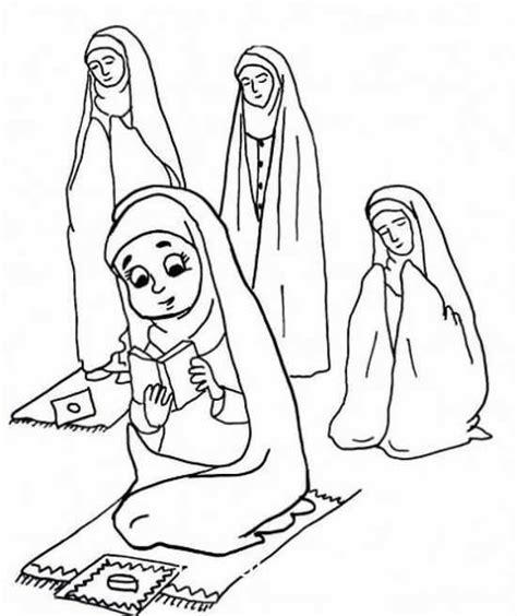 نقاشی نماز و رنگ آمیزی های زیبا در مورد نماز برای کودکان Kitap Islam