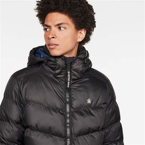 Whistler Hooded Puffer Jacket ブラック G Star RAW JP