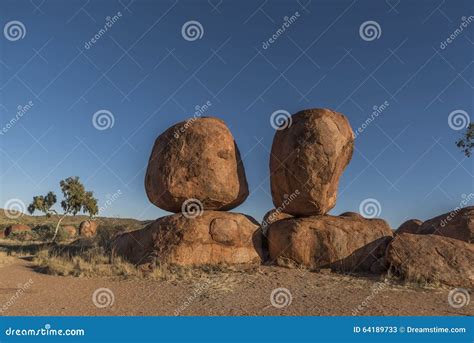 Devil`s Marbles Reserve Karlu Karlu Is A Protected Area And A Cultural