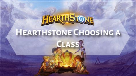 Hearthstone Choosing A Class Theria Games