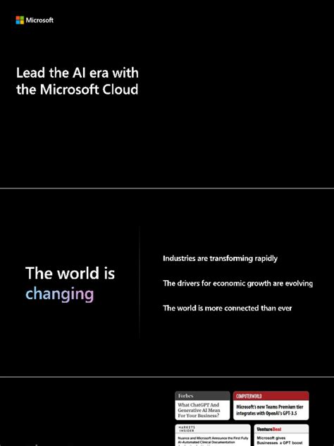 Full Pitch Deck Lead The Ai Era With Ms Cloud To Field Pdf