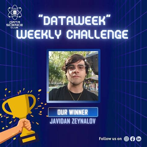 Bhos Data Science Club On Linkedin Weeklychallenge Dataweek