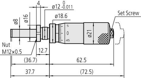 Micrometer Head Differential Screw Shop Greenbauro