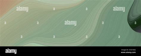 Abstract Artistic Header With Dark Sea Green Very Dark Green And Dim