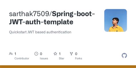 Github Sarthak7509spring Boot Jwt Auth Template Quickstart Jwt Based Authentication