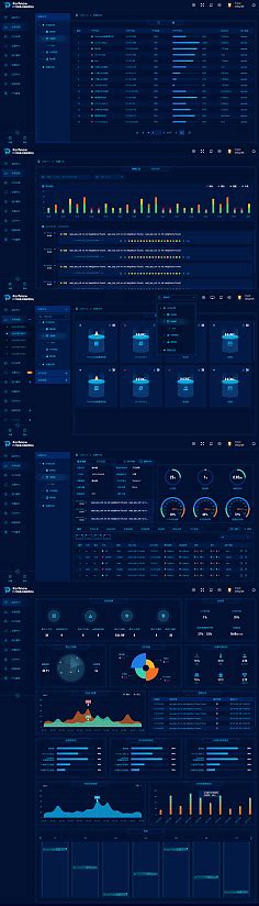 K 科技感 花瓣网 陪你做生活的设计师 科技感后台系统界面